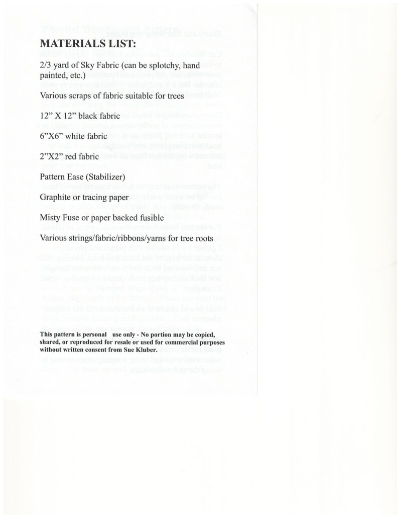 Pileated Woodpecker Pattern – Heritage Designs